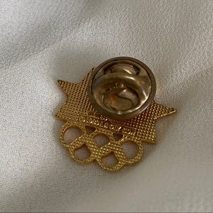Vintage | Jewelry | Vintage 98 Four Olympic Star Gold Pin | Poshmark